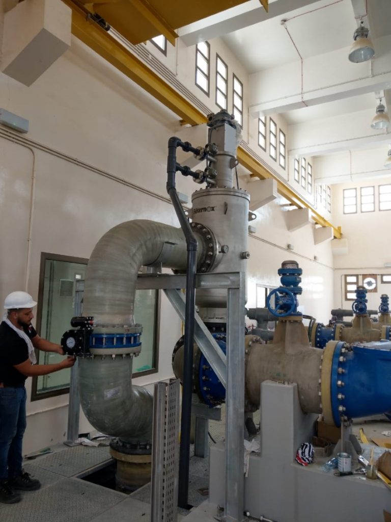 One of our largest patented filters is in operation