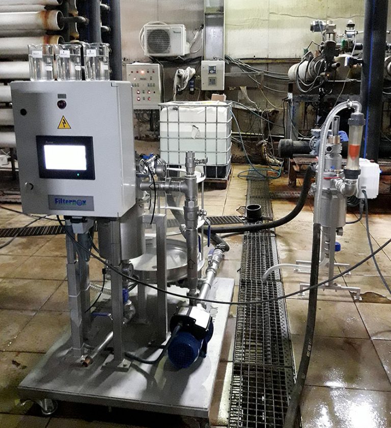 Sea water deep filtration with Filternox NTU Terminator