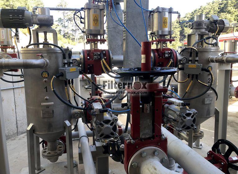 Special production filtration system for mining industry